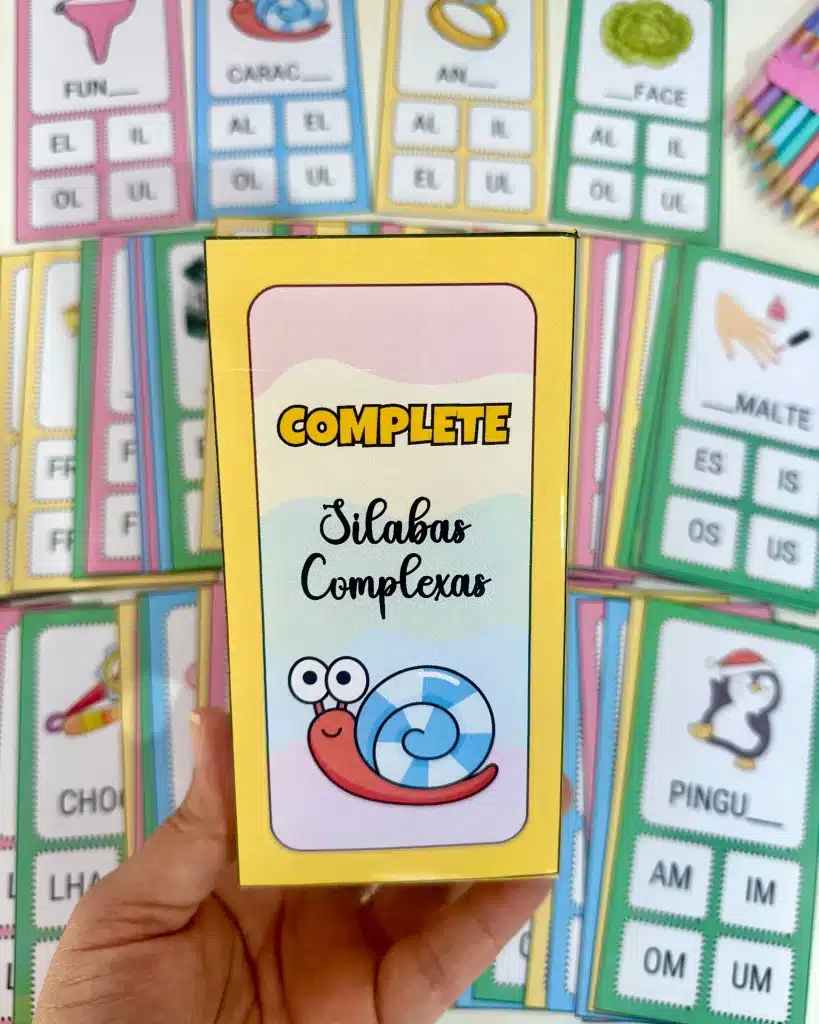 Complete Sílabas Complexas – Kit Kids Escolar