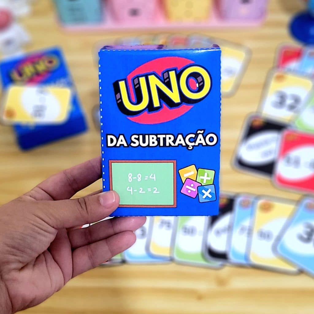 Uno da Subtração – Kit Kids Escolar