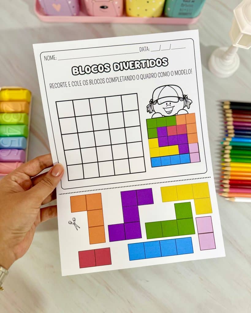 Atividade Blocos Divertidos 2 – Kit Kids Escolar